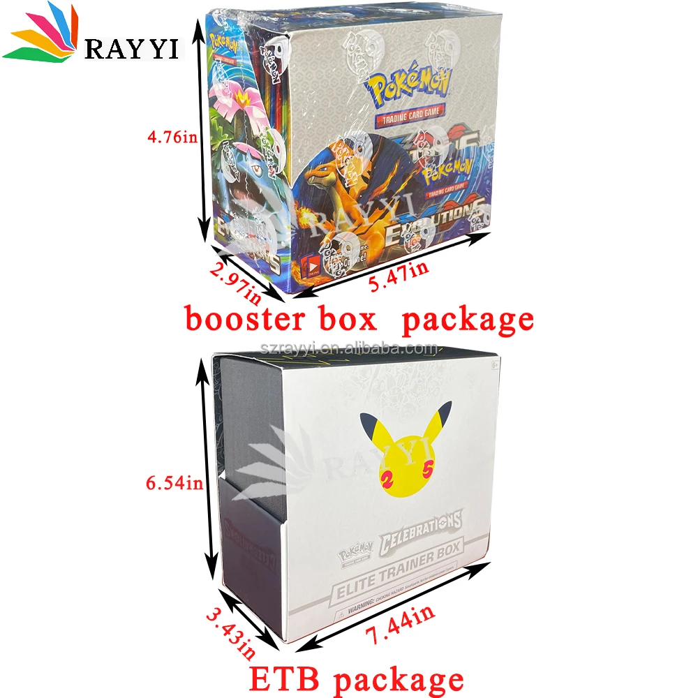 RAY YI Custom Clear Pokemon Etb Acrylic Case - Durable & Stylish