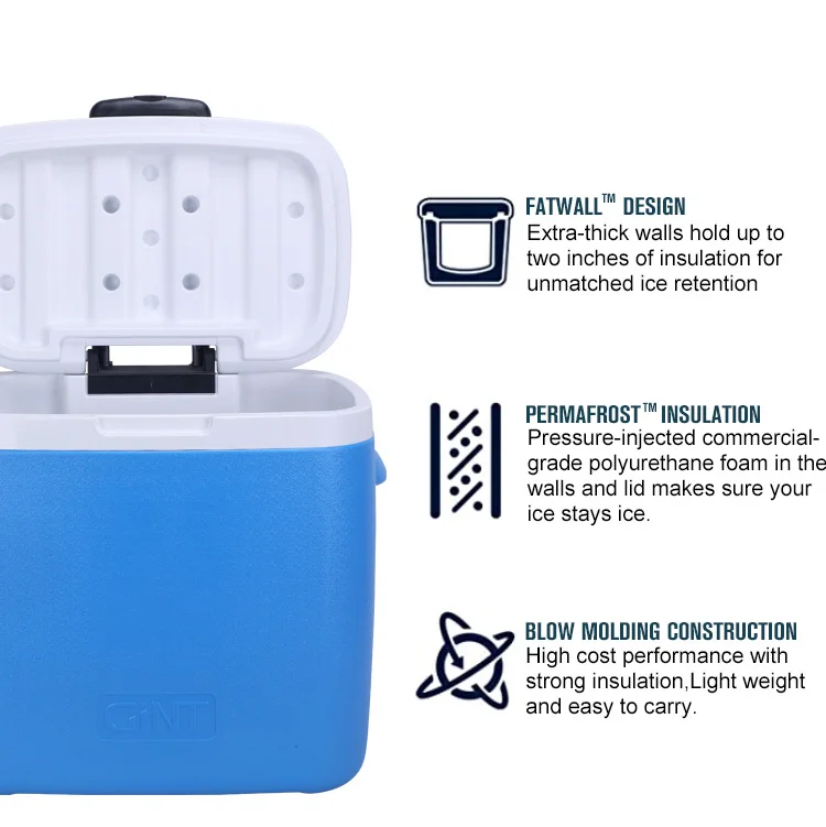 Pu Cooler Box Ice Box Long Time Keeping Cold Cooler Box With Wheels For ...