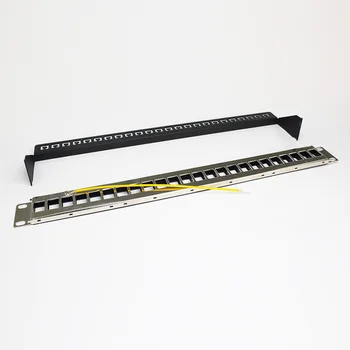 19 Inch 1u 24 Port Blank Patch Panel Unloaded Empty Patch Panel - Buy ...