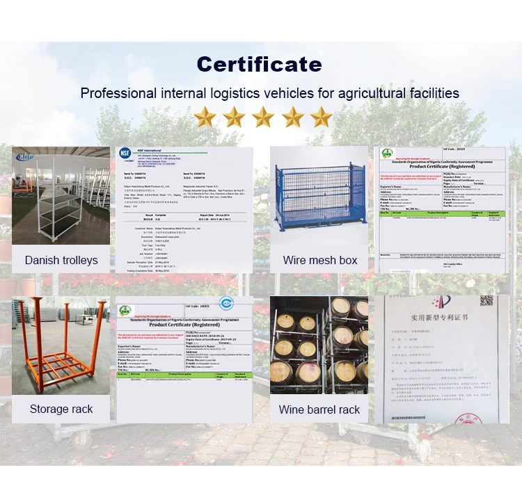 CC Cart - Dutch Flower Trolley with Steel Frame & Plywood Shelf