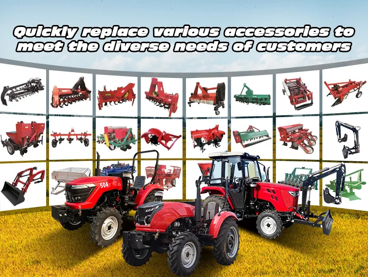 Hydraulic System Mini Tractors - High Productivity Farm Machinery