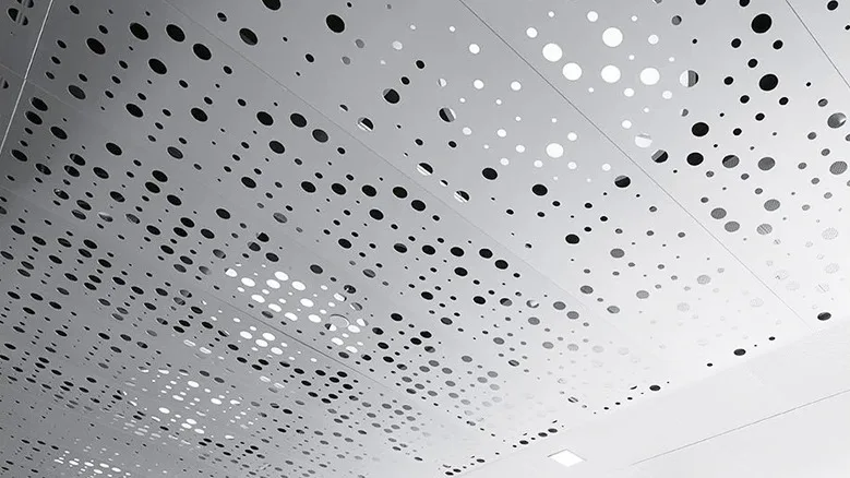 Artistic Metal Perforated Ceiling Tiles Perforated For Indoor ...