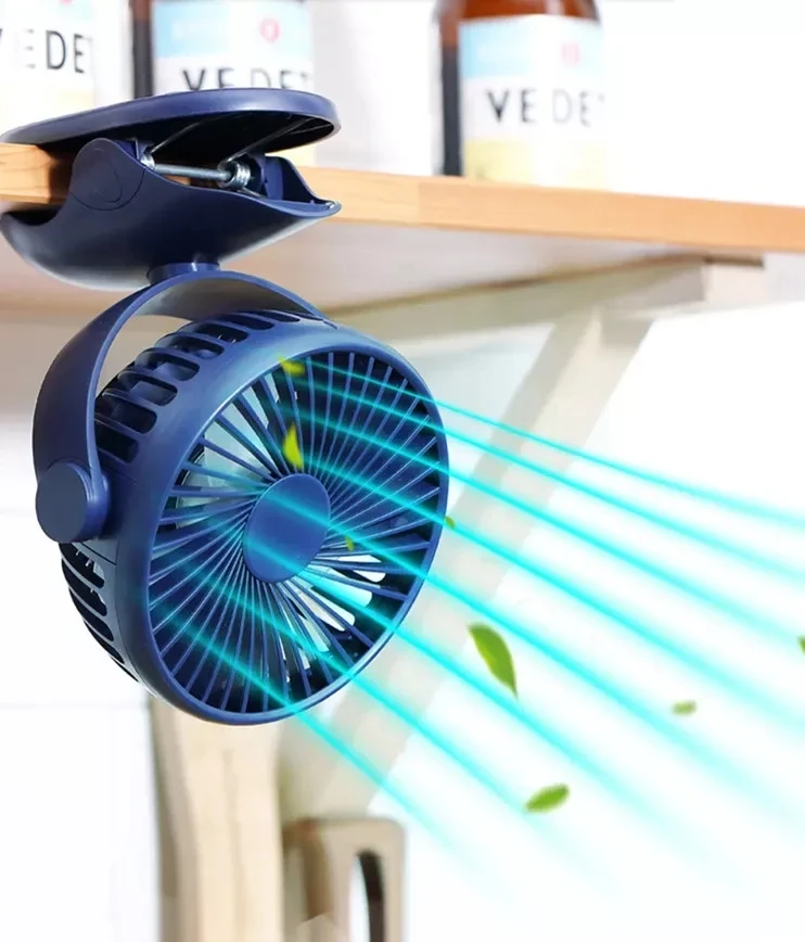 Rechargeable 3000mah Battery for Clip Mini Fans - 8 Hours Durable