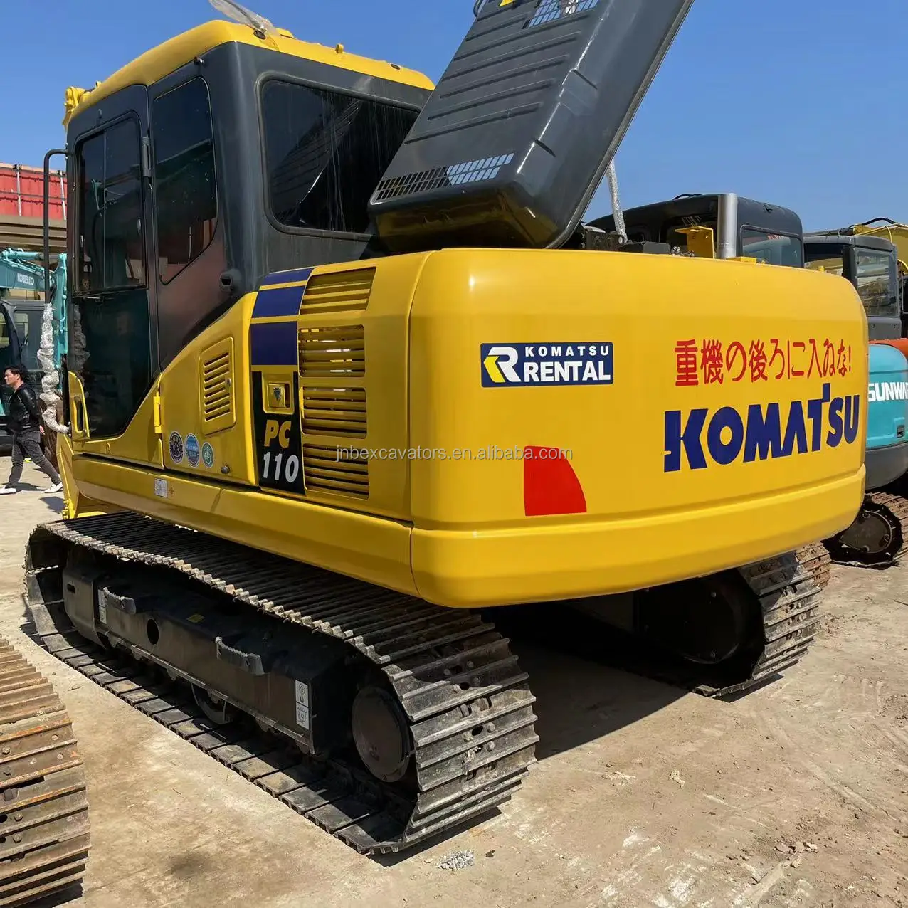 Original Japan Komatsu Pc110-8 Used Excavator Second Hand Factory ...