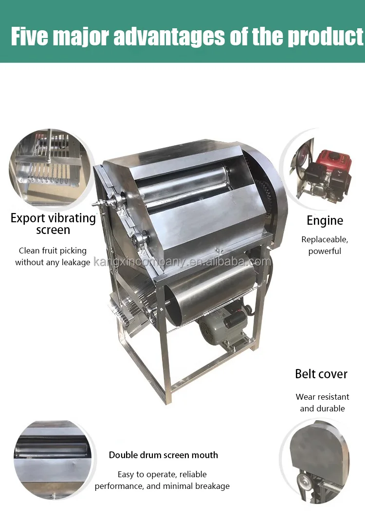 Industrial Green Peeling Horse Pigeon Dehuller Machine Home Use Fresh ...