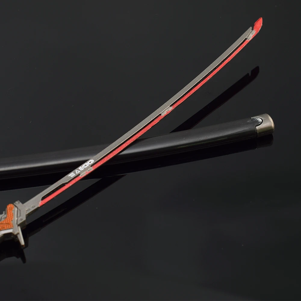 Cyberpunk 2077 Game Weapon Model Katana Weapon Model 26cm Toy Zinc ...