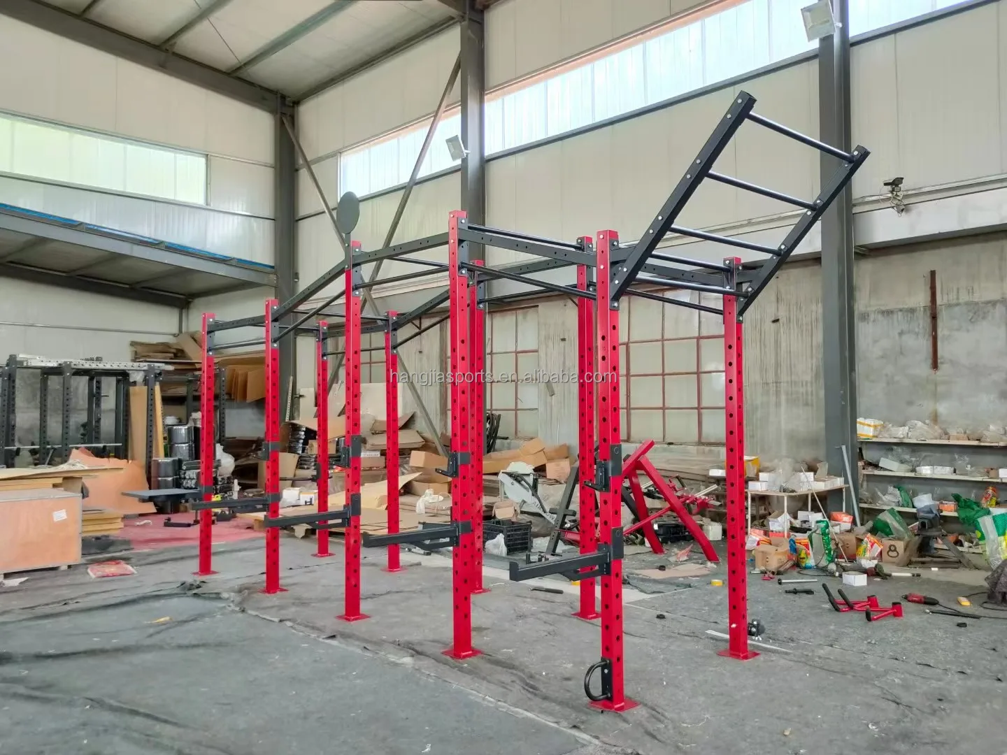 Customized Rig With Rail With Boxing Bag Gym Cross Fit Rigs for Multi ...