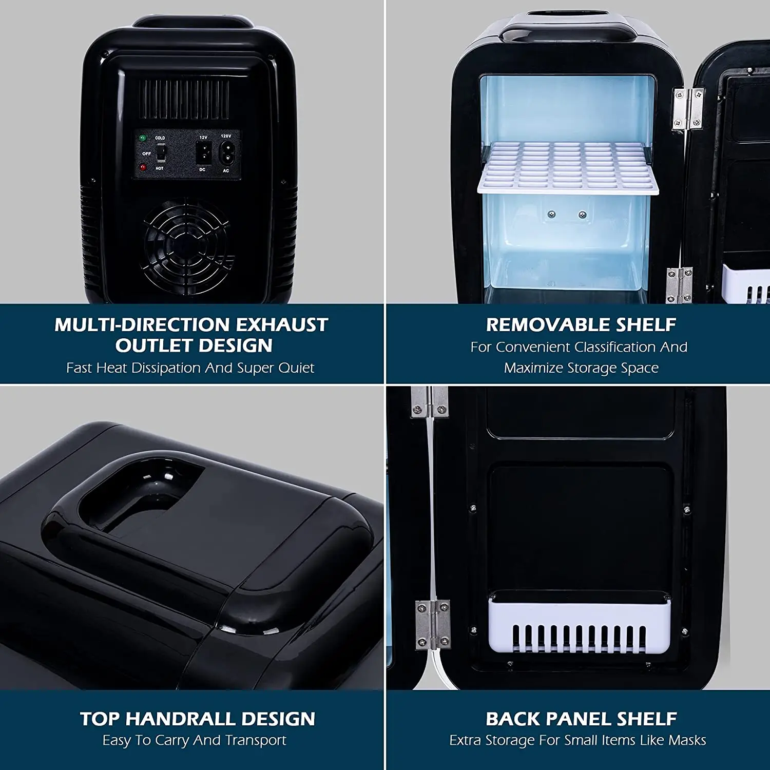 Mini Fridge 4 Liter - Efficient Cooling & Heating Solutions