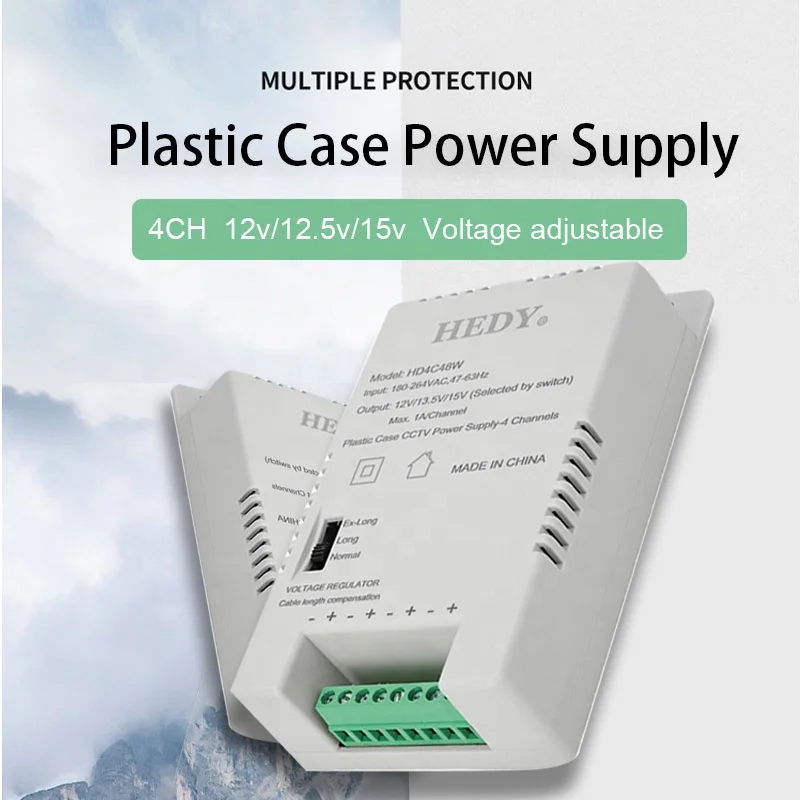 Plastic Smps Enclosure 4 Channel Voltage And Current Adjustable Power ...