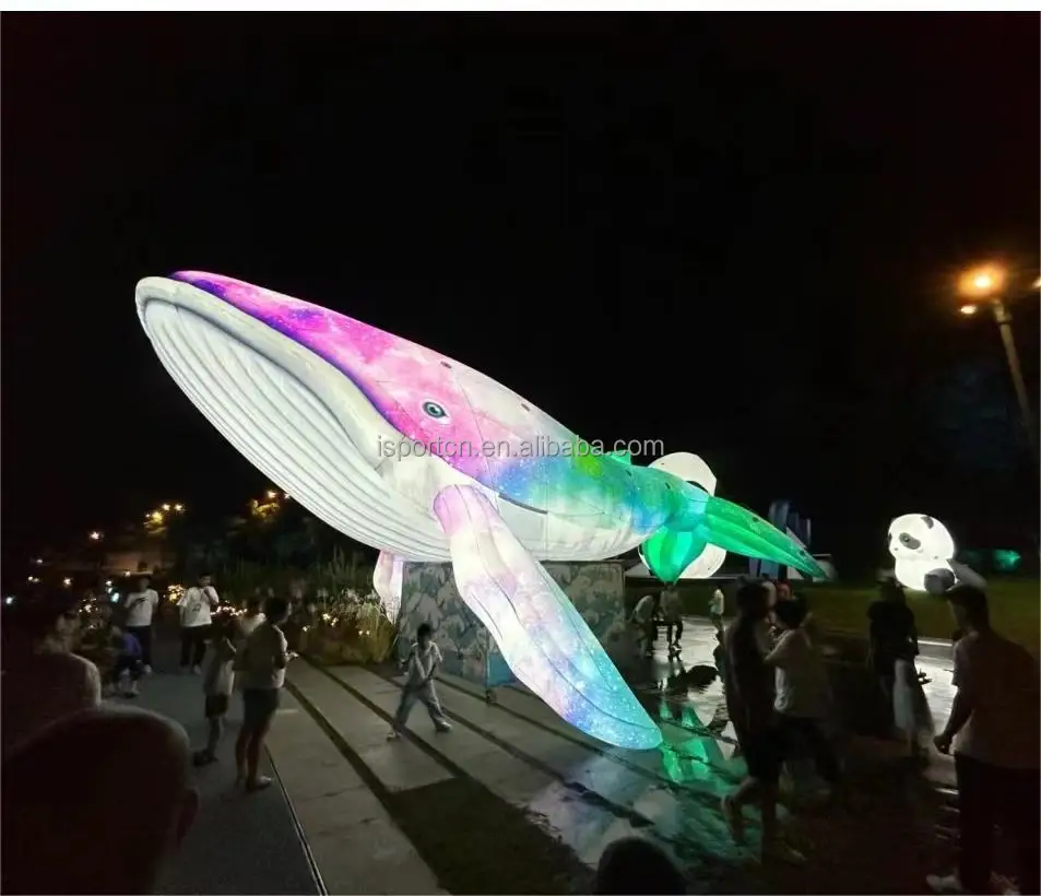 Inflatable Helium Flying Sea Whale Balloons Models Party Event Stage ...