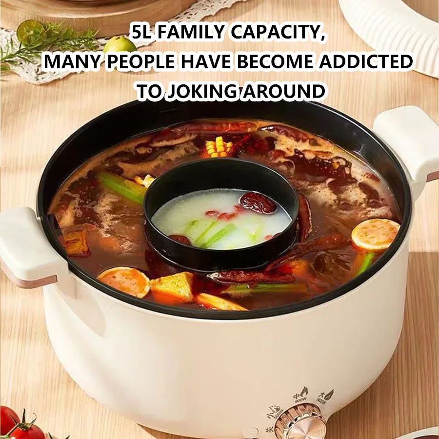 European Standard Plug Electric Deep Cooker With Glass Cover Kitchen ...