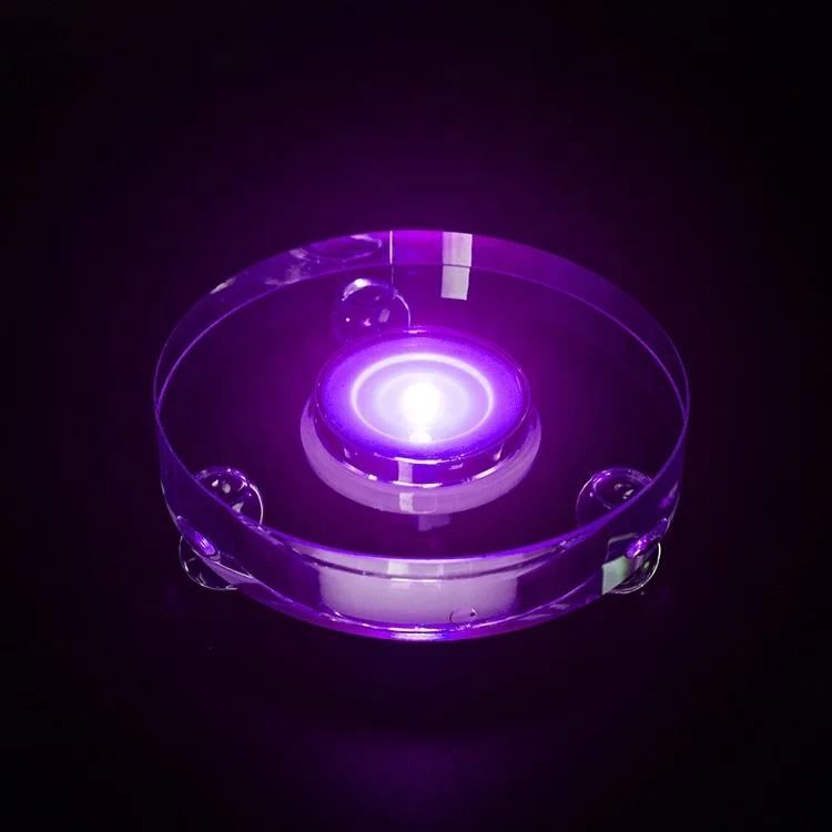 LED Crystal Display Holders - Illuminate Your Crafts