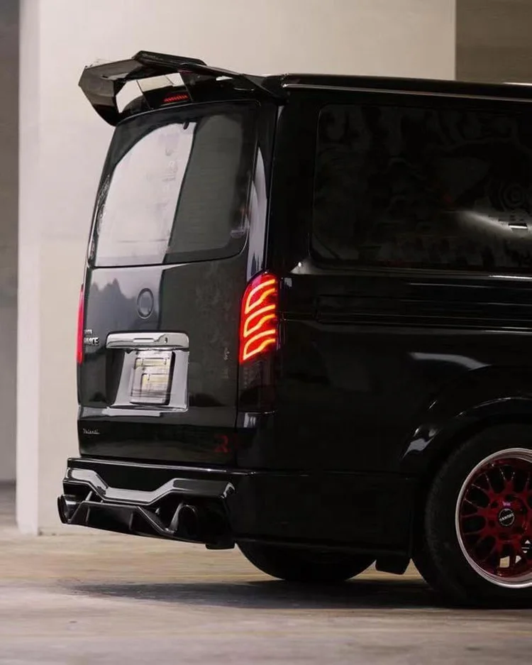 Car Gt2 Rear Spoiler Used For Hiace 2005-2018 Kdh 200 Narrow 1695 ...