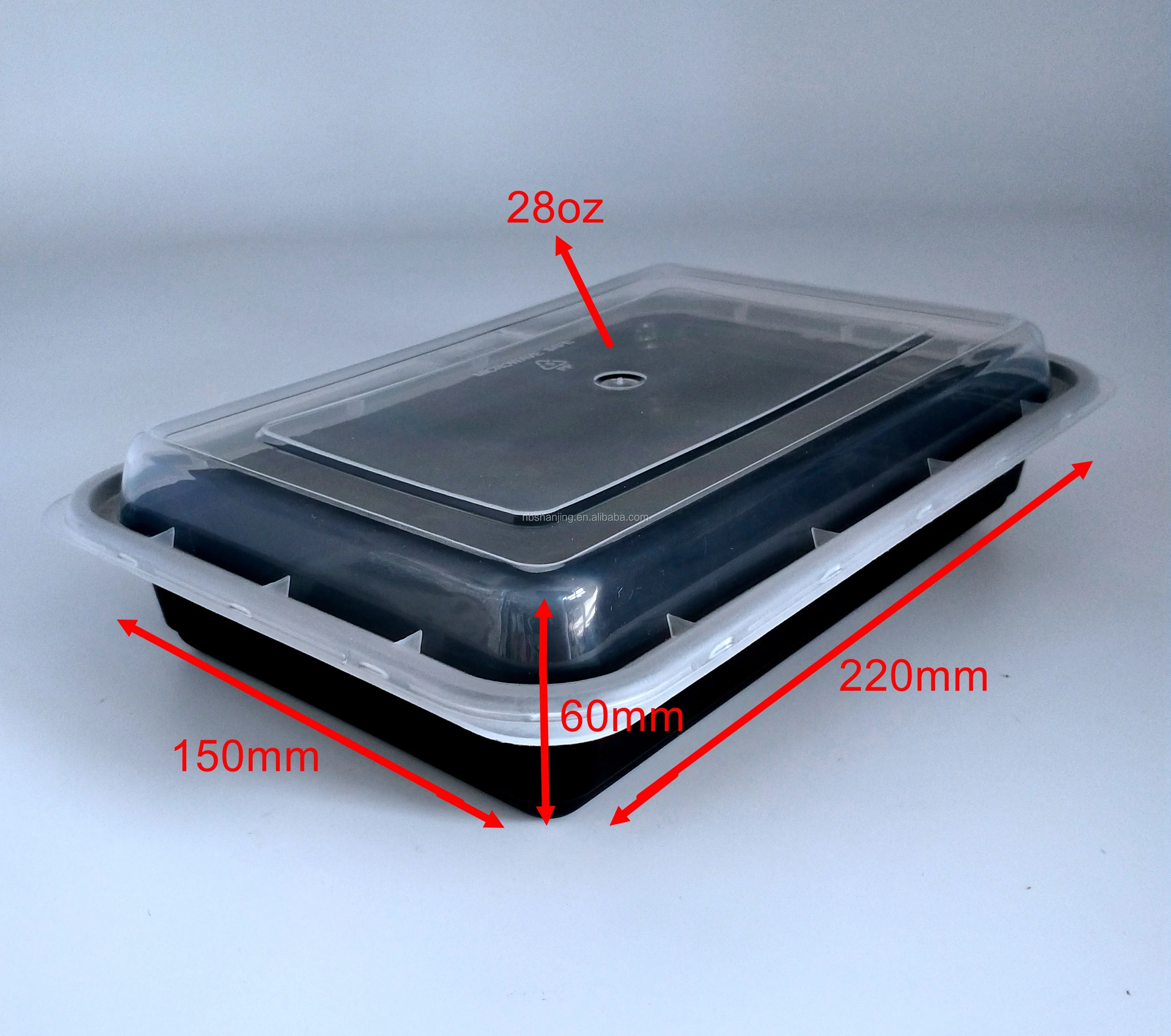 Transparent Plastic Food Containers - Airtight & Microwavable