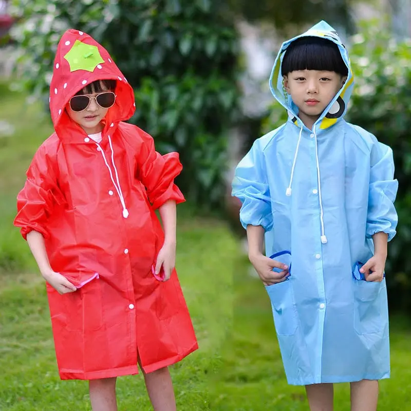 Children Cute Poncho Girls Child Rain Coat Jacket Waterproof Toddler ...