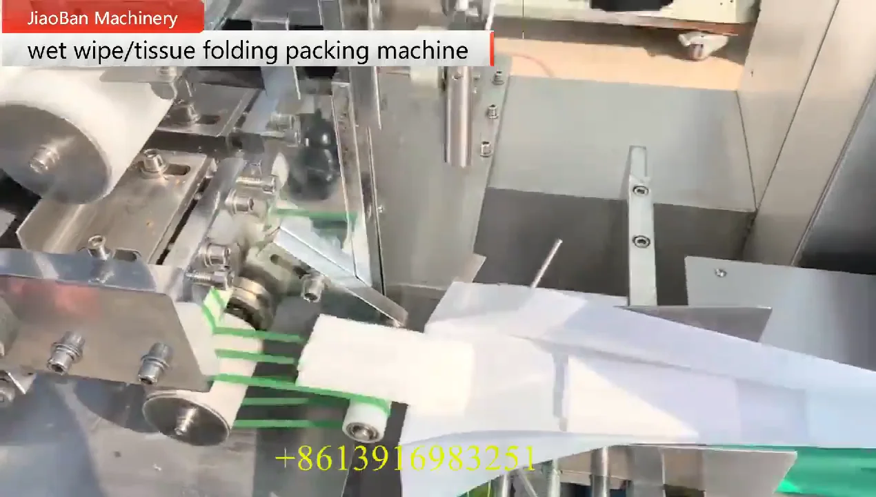 Automatic Wet Wipe Folding Making Packing Machine Baby Wipes Wet Tissue ...
