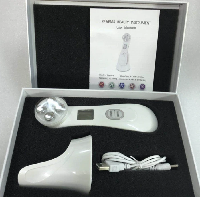 Handheld Electroporation Led Photon Rf Facial Lifting Mesotherapy ...