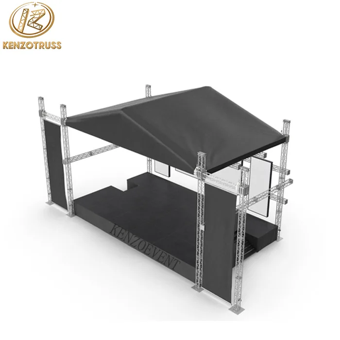 Aluminum Spigot System Timber Roof Truss With Height Adjustable - Buy ...