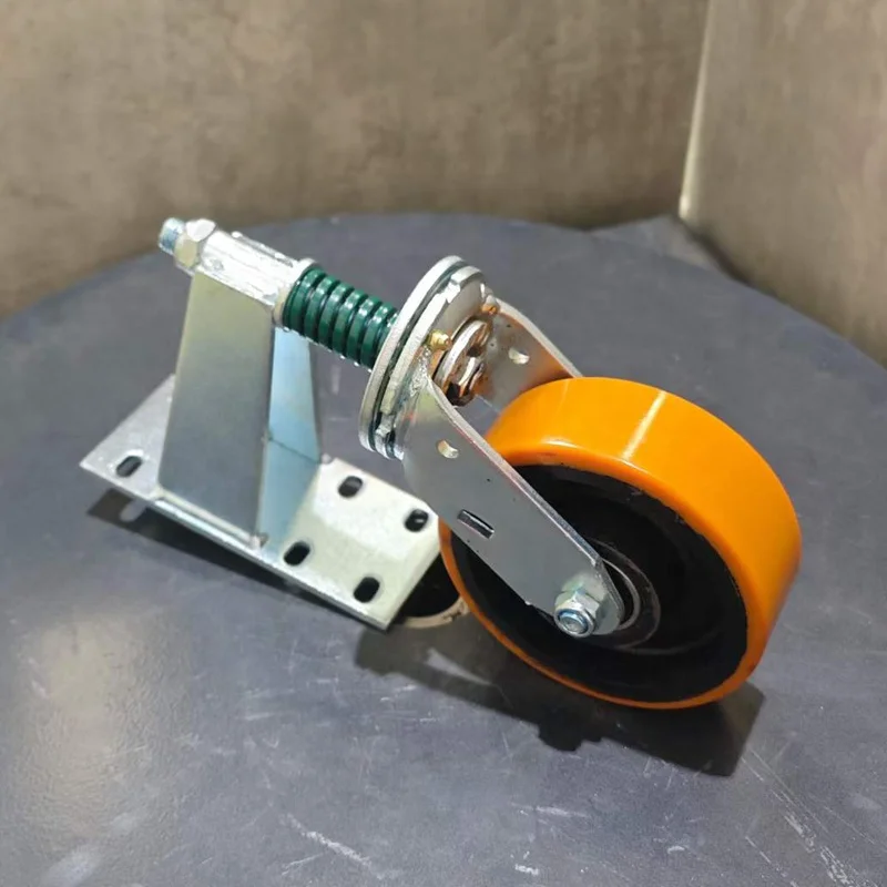 Pu Gate Caster Wheel For Metal Tube Swing Gate,Small Fence Gate Support ...