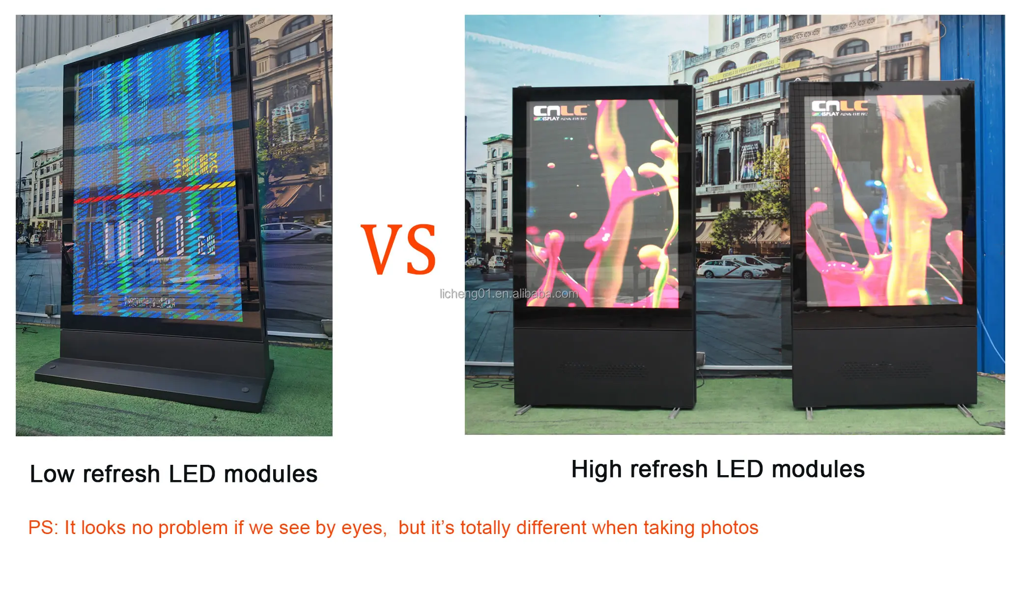 Seaside LED Screen Totem - Mupi LED Outdoor Display P4 P6