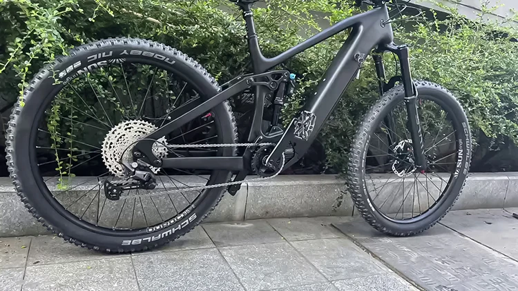 Light Carbon Fiber Emtb Enduro E Bike Mid Drive Bafang M600 Full ...