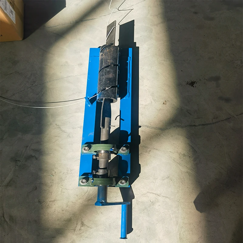Manual Operated Chain Link Fence Equipment - Durable Wire Making ...
