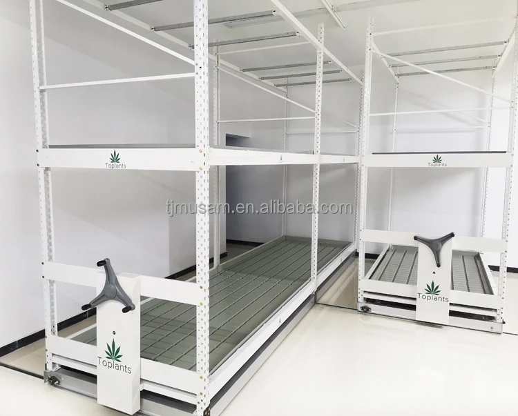 Movable Multi Level Vertical Ebb And Flow Rolling Bench Rack System ...