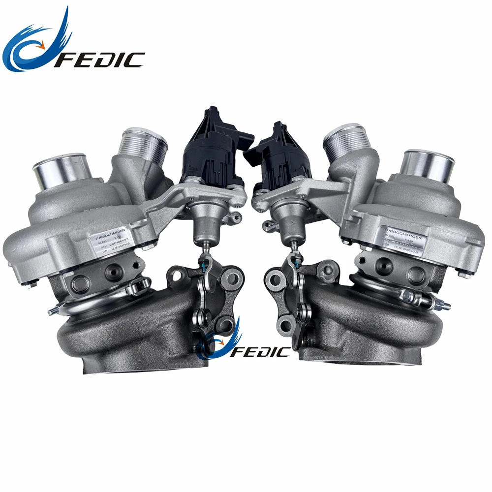 HL3E-6C879-AB HL3E-6K682-AB Twin MFS Turbine Turbocharger for Ford ...