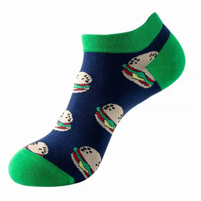 Wholesale/customized Full Printing Low Cut Socks Fashion Ins Socks ...