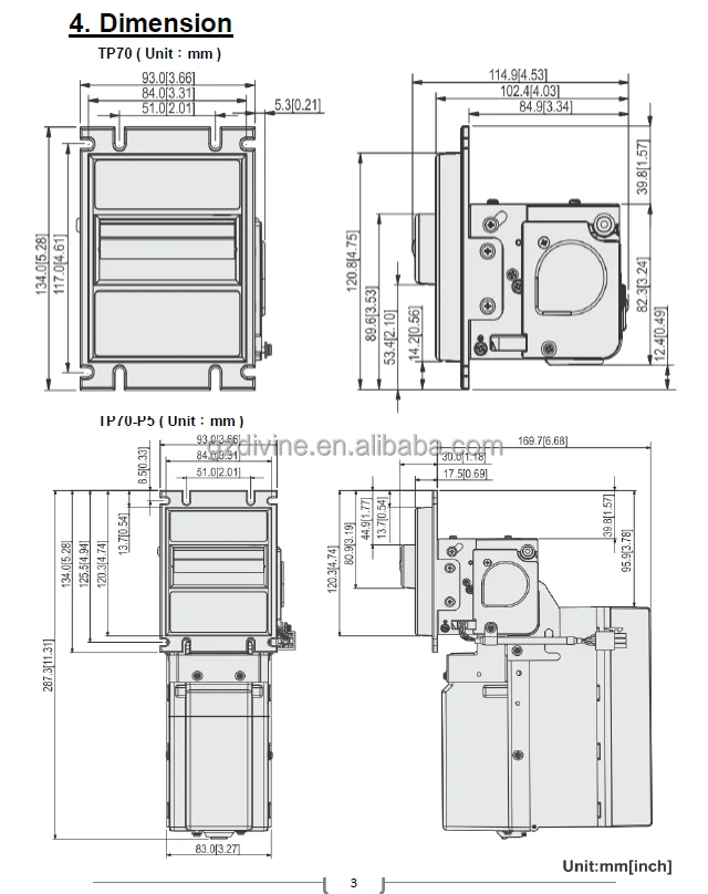 Wholesale Coin Operated Bill Acceptor TP70 P5 ICT