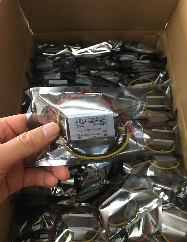 Waterproof Car Voltage Regulator 24v Step Down 12v 5a Dc Dc Buck ...