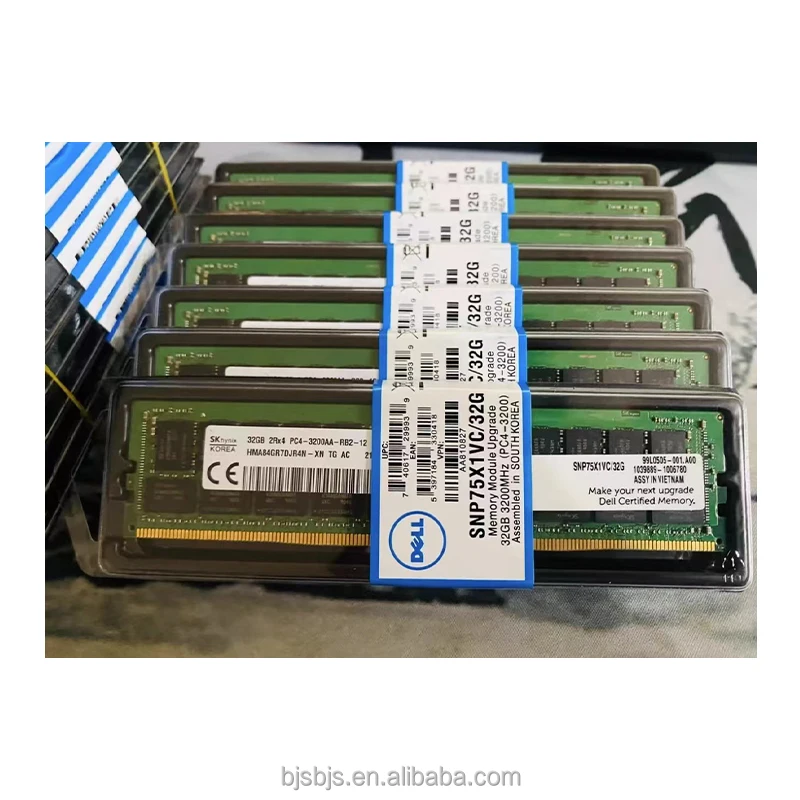 DELL Server Ram DDR4 DDR5 16gb 32g 64g 2933MHz 3200MHz RDIMM Server Ram ...