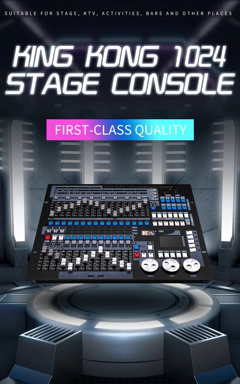 2023 Dmx512 Stage Light Controller Light Show Console Kong 1024 Light ...