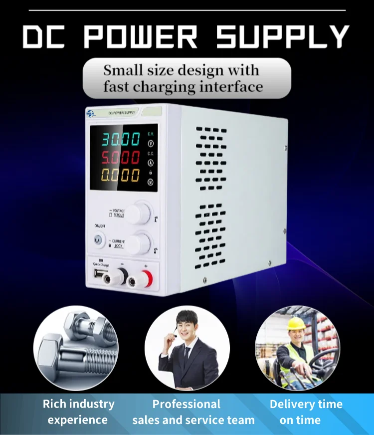 Myami 15v 2a 30v 5a 60v 5a 100v 3a Dc Regulated Switching Power Supply Bench Digital Adjustable ...