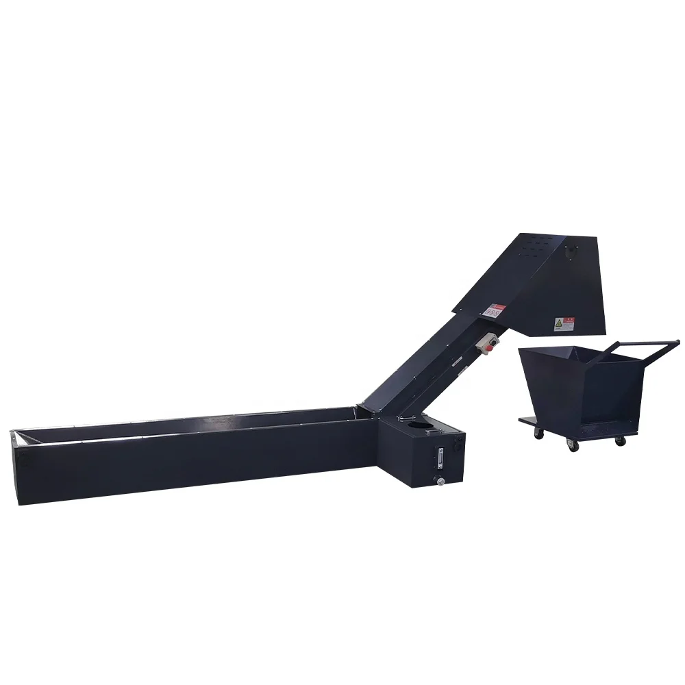 Spiral Type Chip Conveyor Chip Removing Machine Cnc Machine Magnetic ...