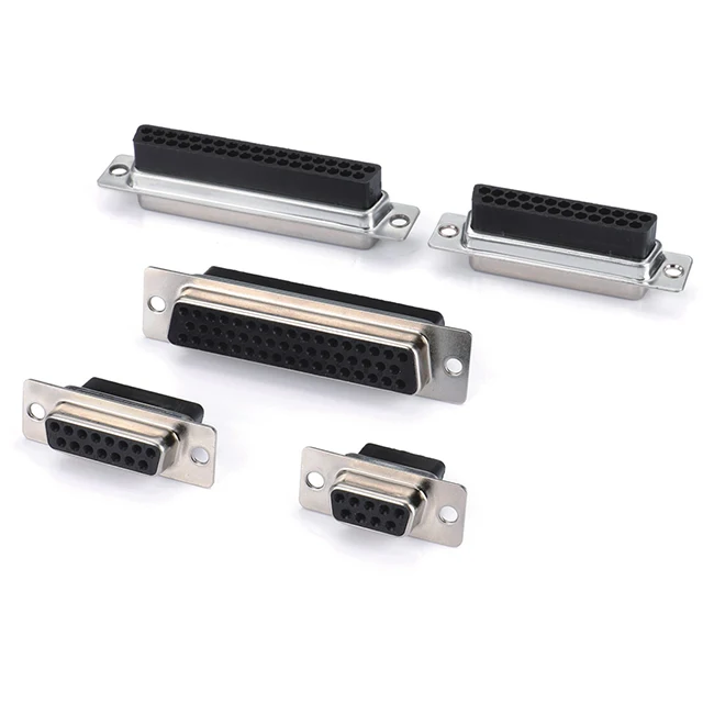 D-sub 37pin Female Crimp For Cable,D-sub 37pin Socket,Db 37p Female ...