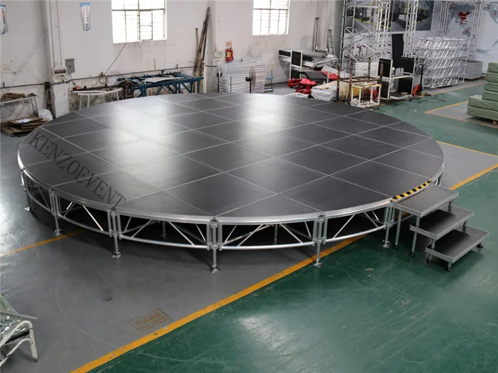 Indoor Outdoor Aluminum Round Stage Circle Stage Platform - Buy Round ...