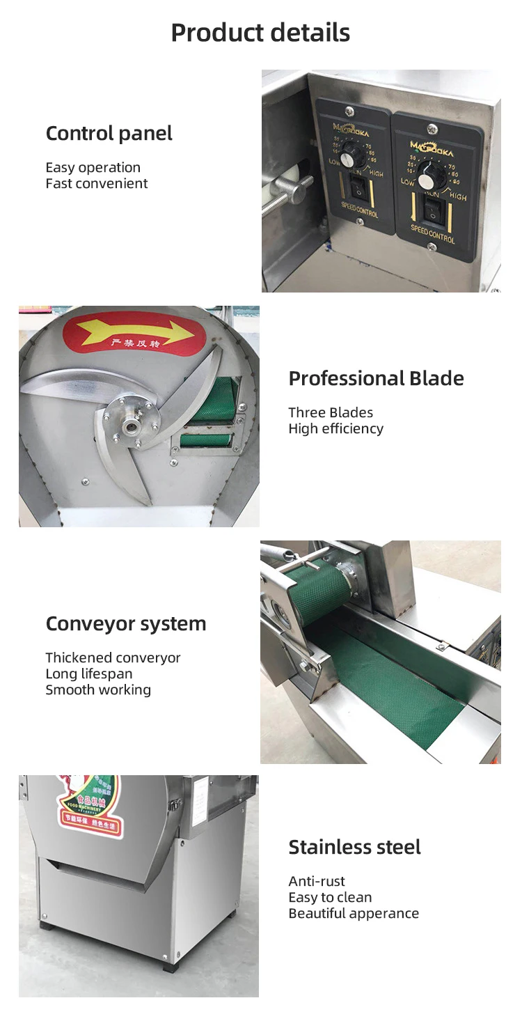 2023 Automatic Commercial Fruit Potato Plantain Vegetable Cutter 220v ...