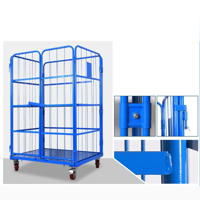 U-boat Style Steel Stock Cart/u-boat Warehouse Logistic Stainless Steel ...