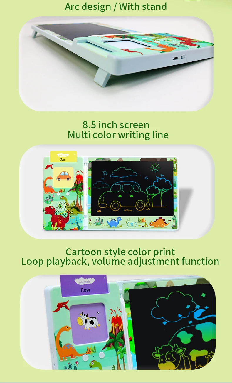 Writing Tablet with Card Reader - Kids Language Learning Toys