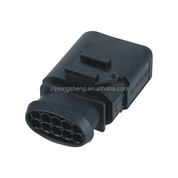 10 pins male housing plugs automobile connector 6X0973815 wire harness ...
