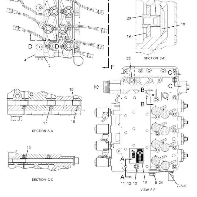 High Quality 140h Excavator Valve Gp 1782555/2813154 - Buy 2813154,140h ...