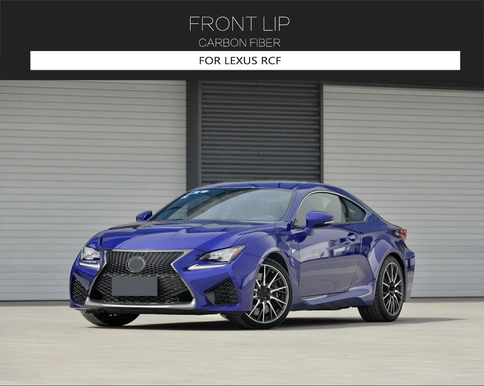 Tuning Carbon Fiber Front Bumper Spoiler Lip For Lexus Rcf 15-18 - Buy ...
