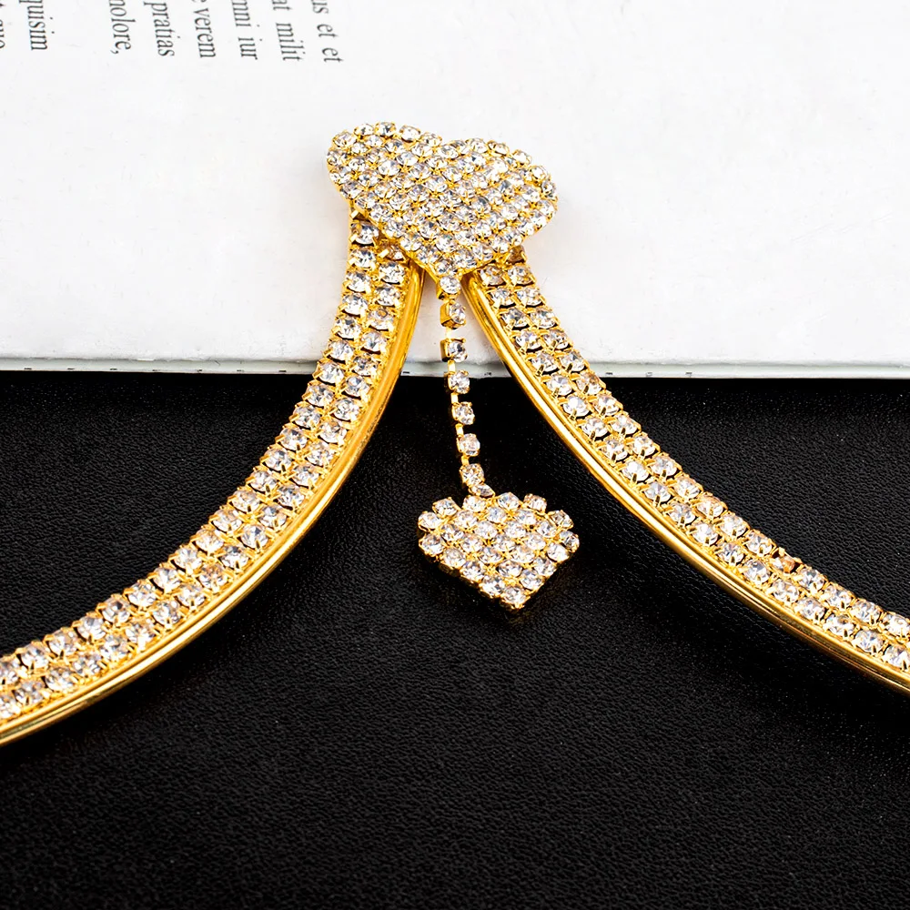 Jita Wholesale Hot Sale Sexy Fashion Luxury Love Rhinestone Chest Brace ...