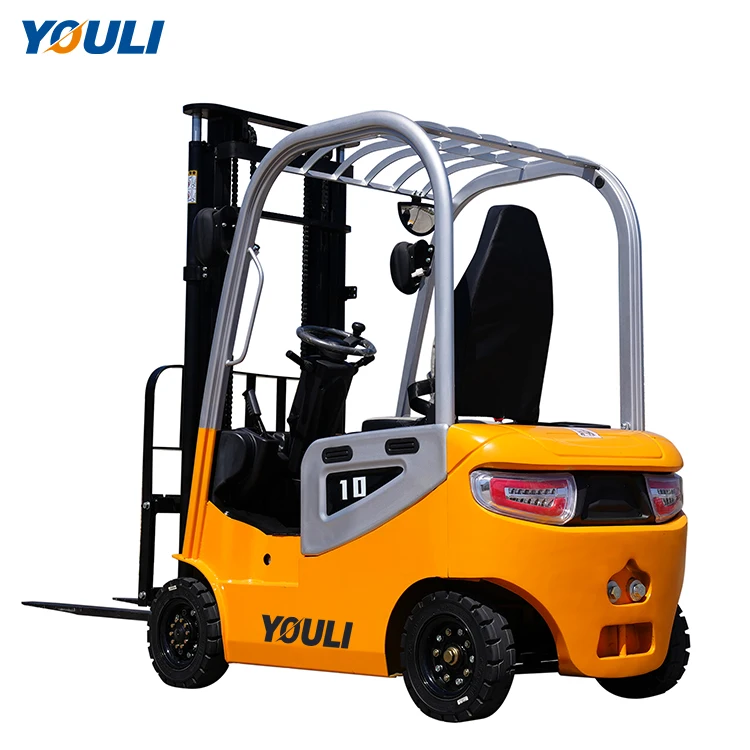 Small Forklift Truck 1 Ton Montacargas Electric Forklift With Duple ...