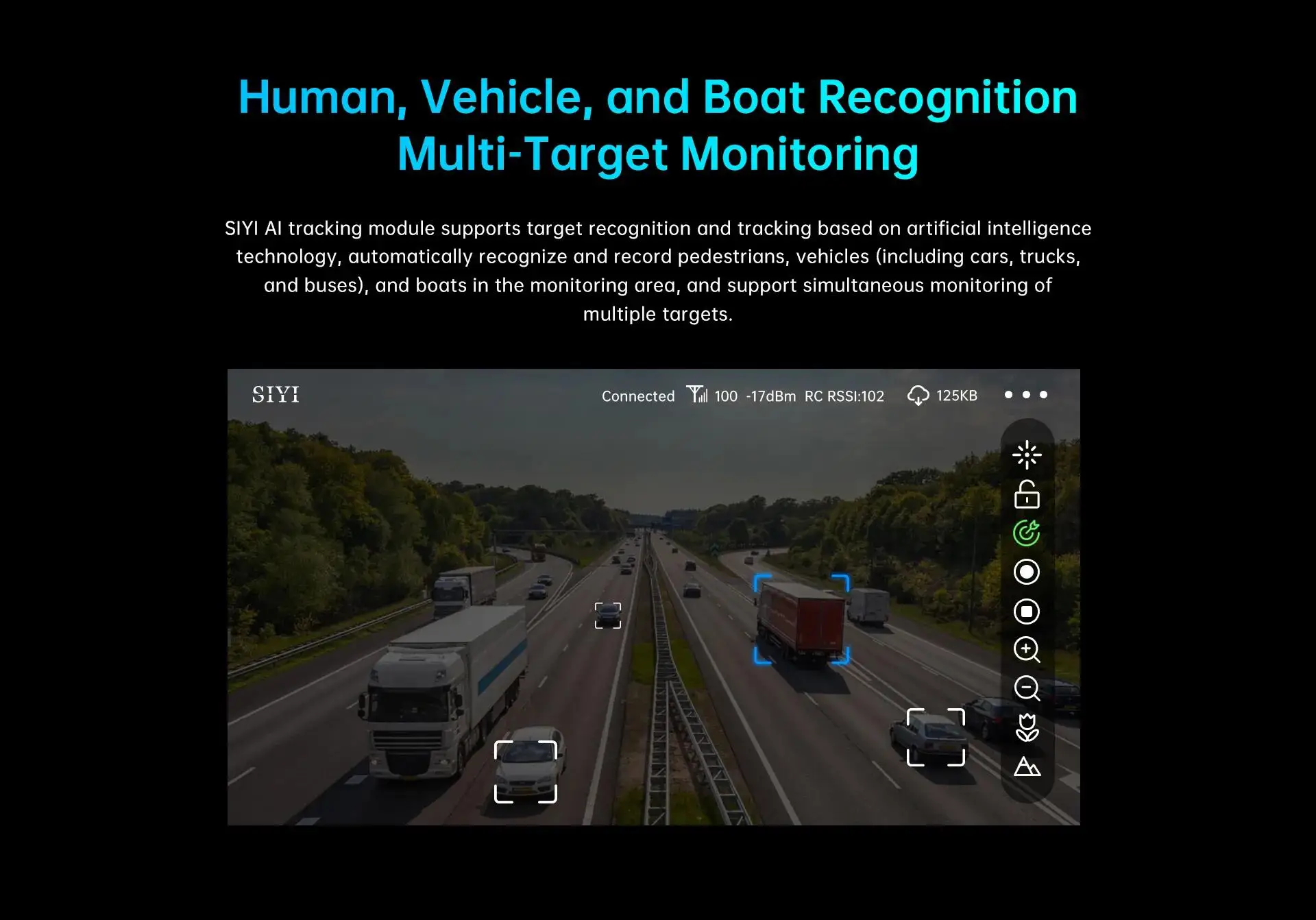 Siyi Ai Tracking Module 4t Computing Power Pedestrian Vehicle Ship ...