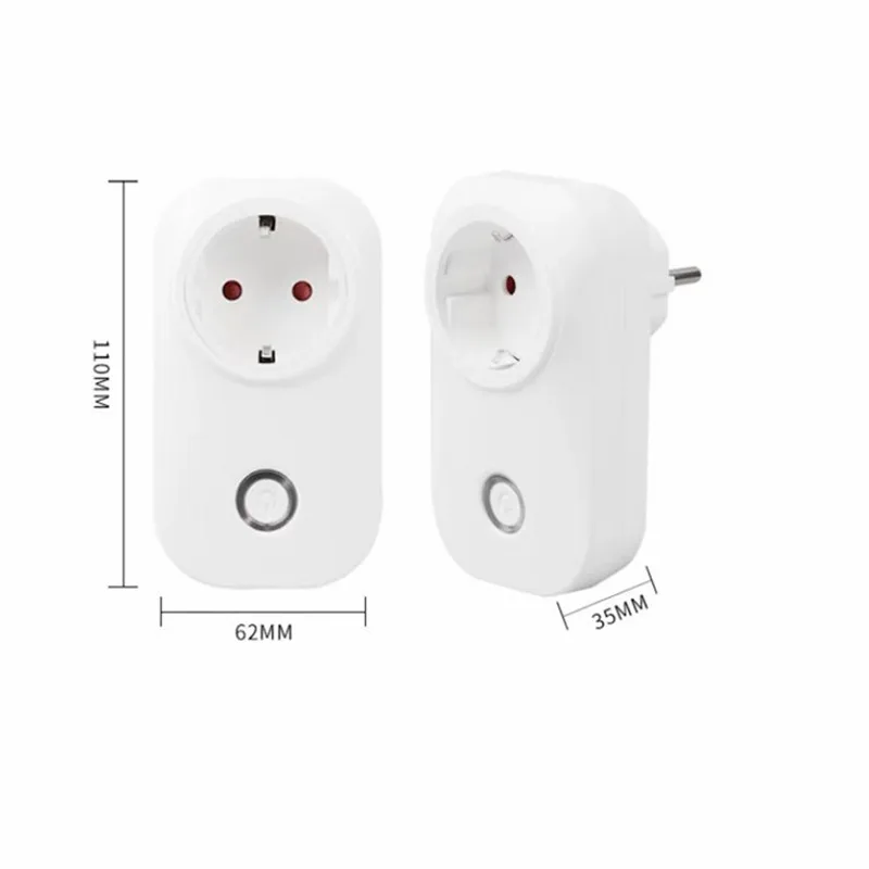 Smart Socket EU 16A/20A AC100-240V Wifi Smart Plug Power Outlet