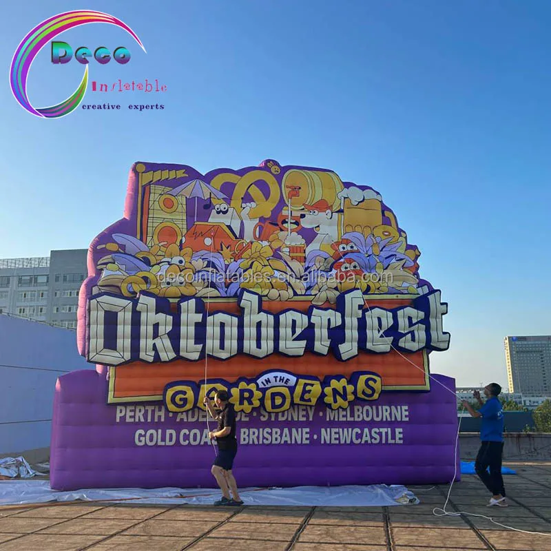 Advertising Exhibition Display Custom Inflatable Logo Board Inflatable ...