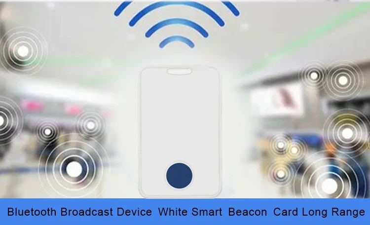 Long Range Rechargeable SOS Button - Bluetooth Ibeacon Card