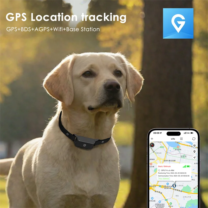 Pet Smart Tracking Device - Real Time GPS & Activity Monitor